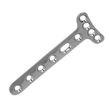 3.5mm Small “T” Plate, Right Angled, (4 Head Holes) - Orthopedic Inst